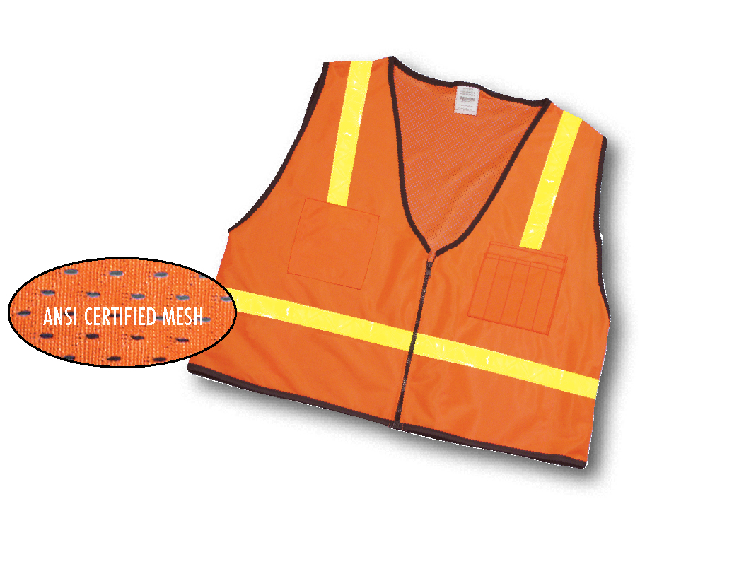 Surveyor Vest Mesh Back With Pockets